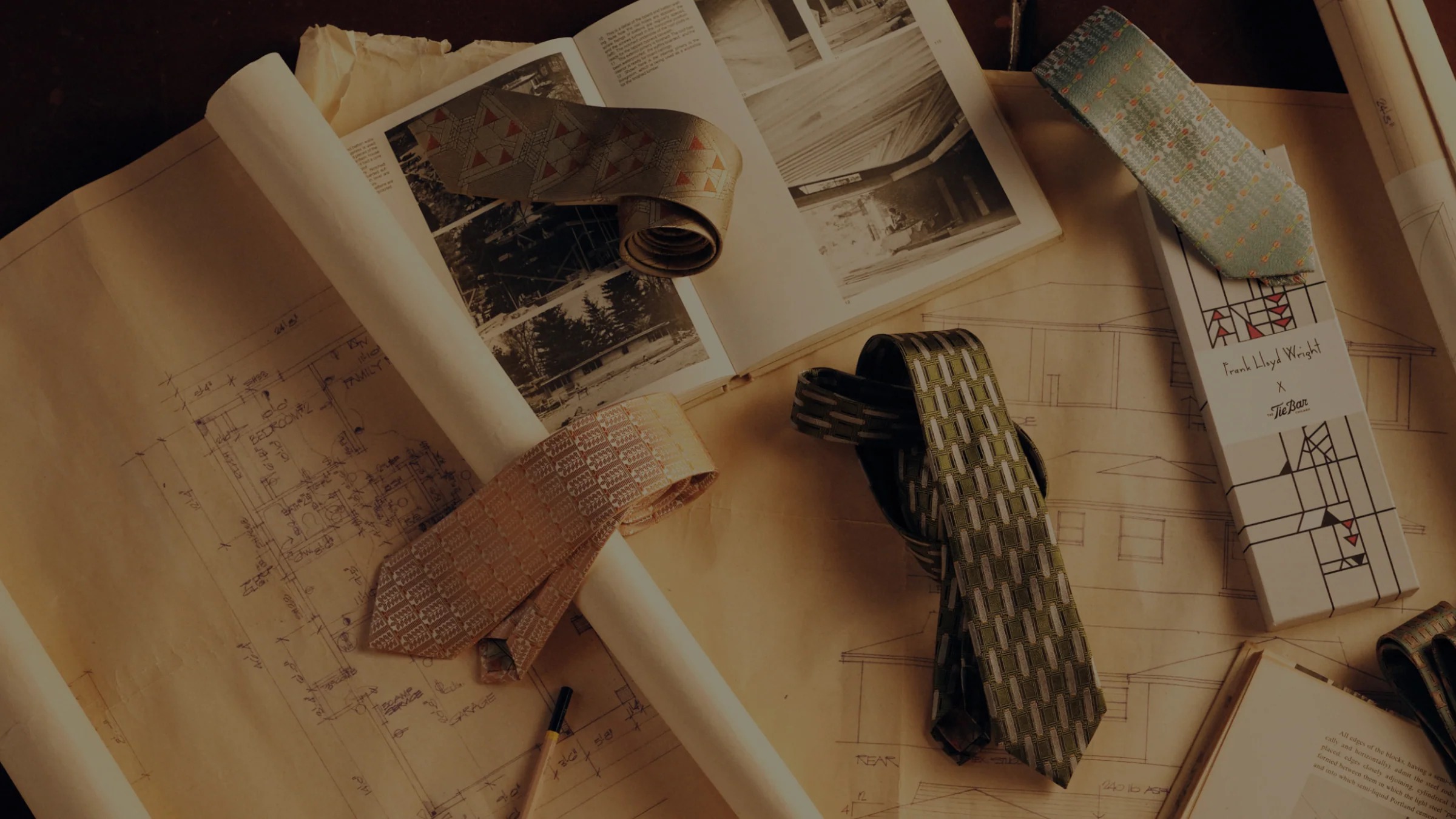 The Tie Bar x The Frank Lloyd Wright Collection - Jewel Branding